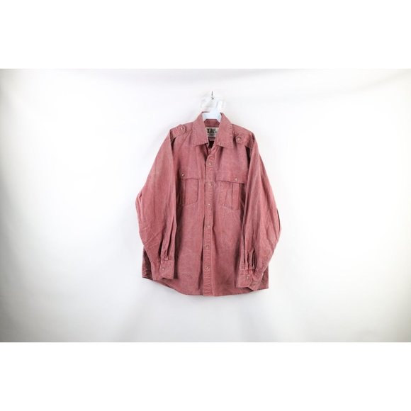 Vintage | Shirts | Vintage 9s Streetwear Xl Faded Stonewash Canvas ...